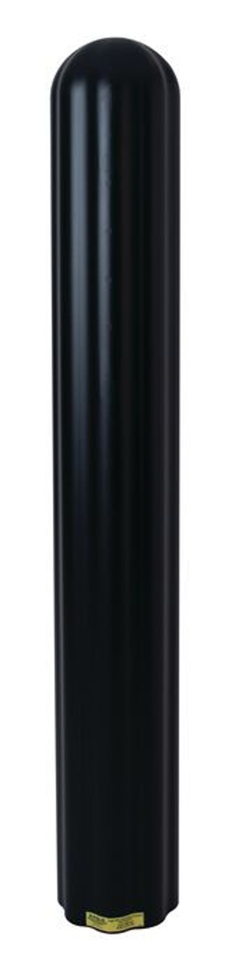 Black 8" x 56" Bollard Post Cover | Fluted | 1738BLK | Checkers-Safety