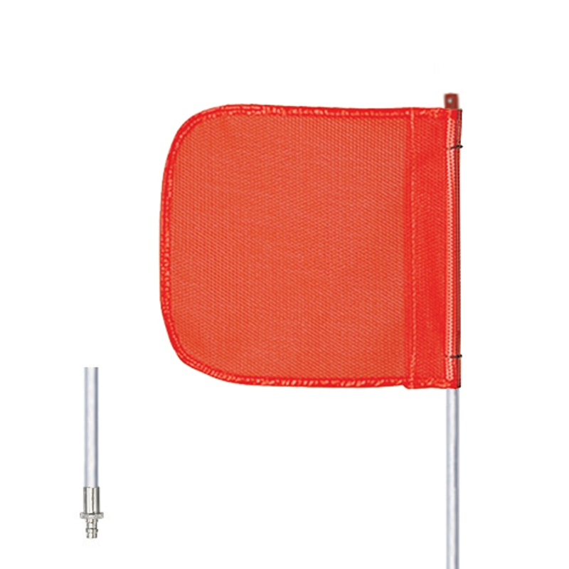 General-Purpose 5' Non-Lighted Warning Whip w/ Quick Disconnect Base 12 ...