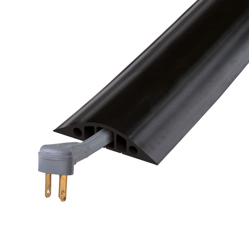 10ft Rubber Office Cable Cover, 3-Channel | Rubber Duct | RFD5-10 ...