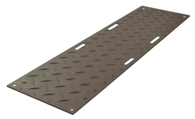 2x8 Ground Protection Mat, Smooth Side, Black | AlturnaMATS | AM28S1HH8 ...