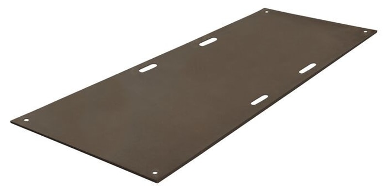 3x8 Ground Protection Mat, Smooth, 120 Ton, Black | AlturnaMATS ...